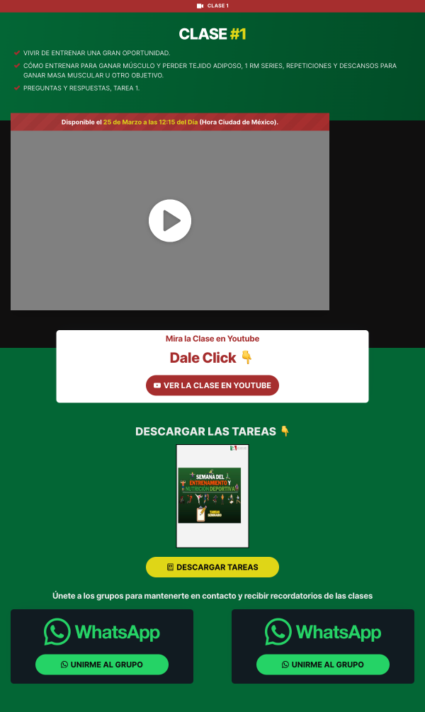 Seminario del Entrenador - Clase 3 - AMED